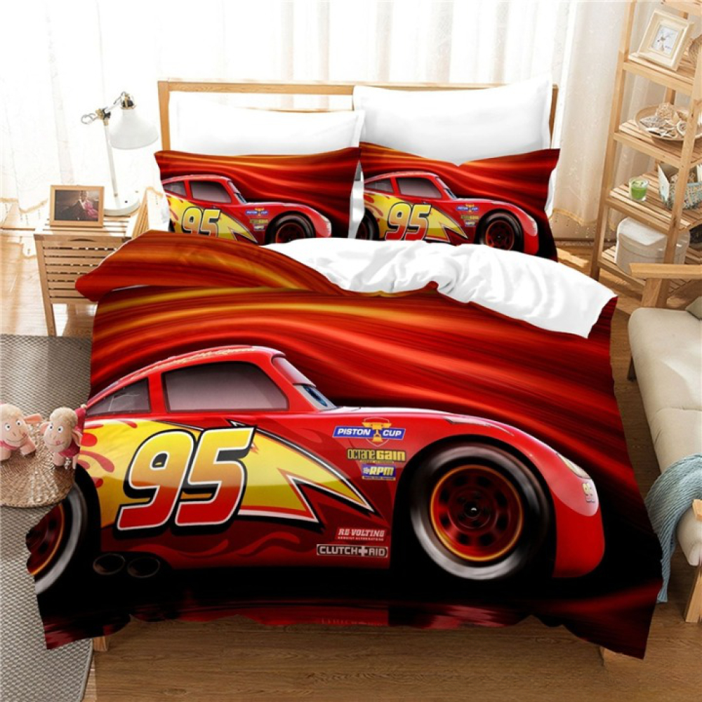 Parure de lit Cars rouge - Ma Parure