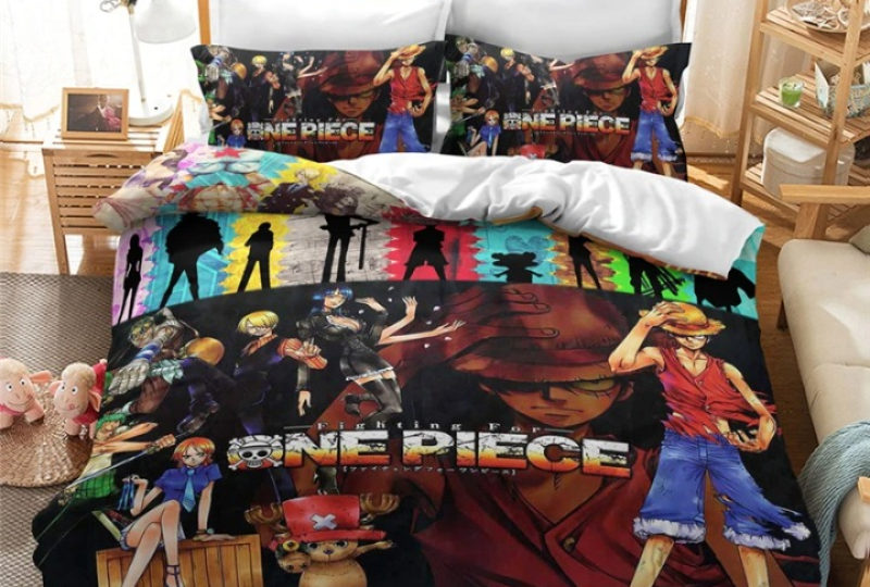 Parure de lit One piece Luffy et ses amis - Ma Parure
